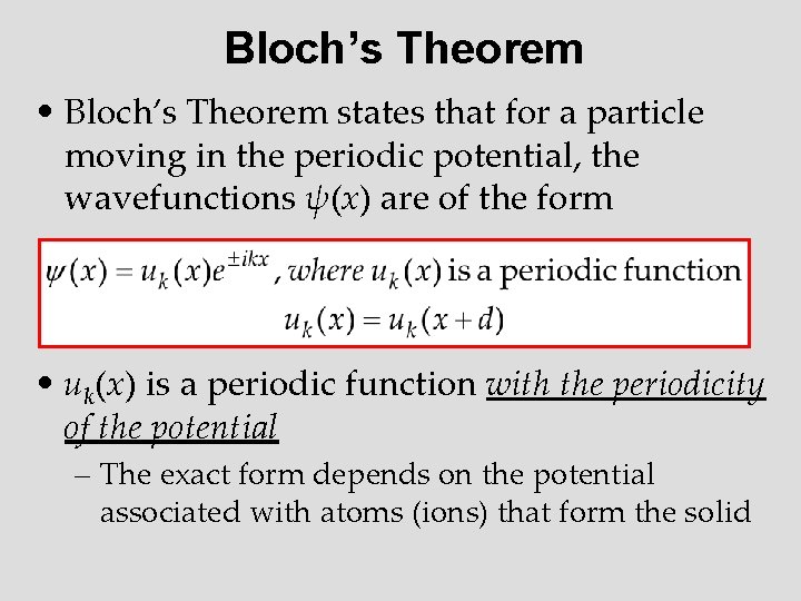 Band Theory of Solids By B U Vhangade