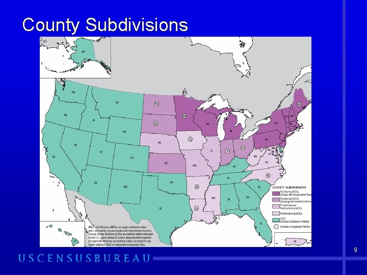 Census Bureau Geographic Entities and Concepts 1 Why