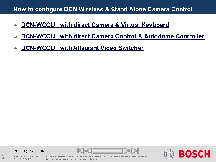 How to configure DCN Wireless Stand Alone Camera