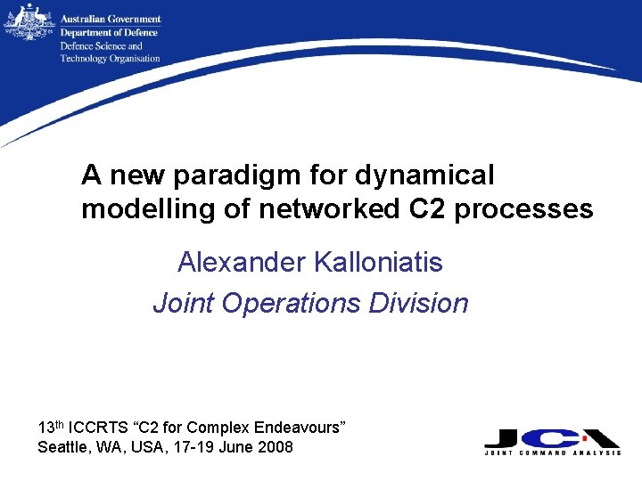 A new paradigm for dynamical modelling of networked