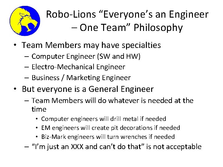 FIRST Robotics Competition Team 2199 RoboLions 2019 Build
