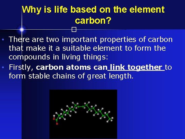 Lecture 2 Organic Chemistry Carbon Chemistry Lets review