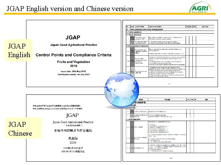 Japan Good Agricultural Practices JGAP and its Requirements