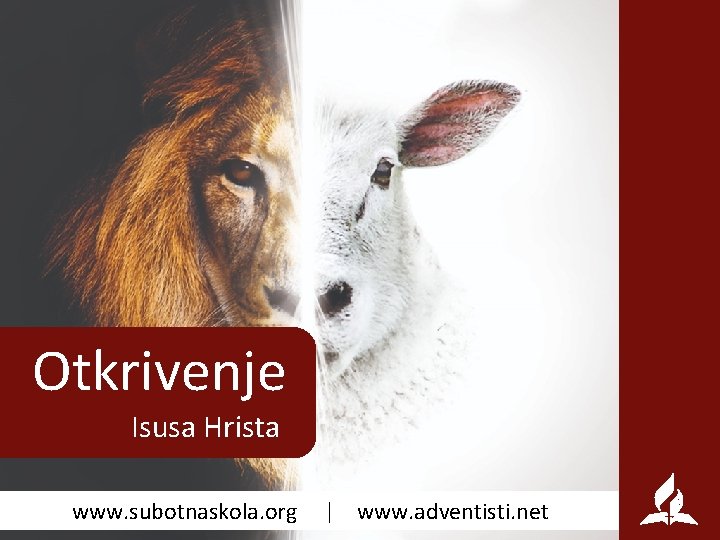 Otkrivenje Isusa Hrista www subotnaskola org www adventisti