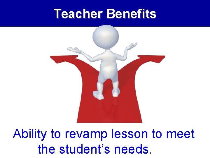 Teacher Benefits Increased Attendance Teacher Benefits Track each