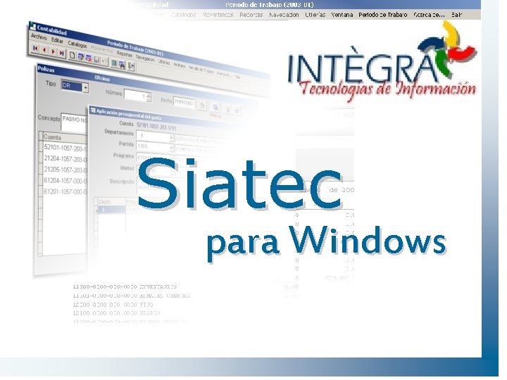Siatec para Windows Arquitectura de SIATEC Emisin de