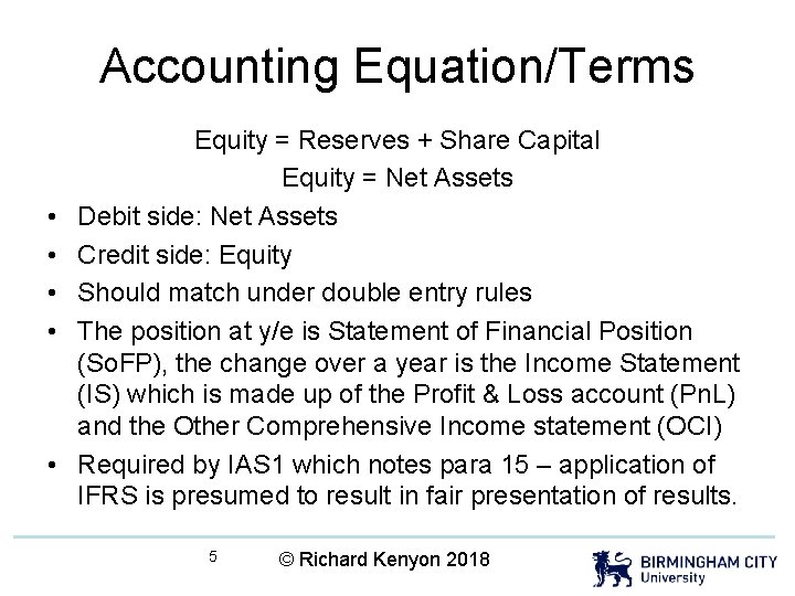 Accounting for KVA and FVA in practice Richard