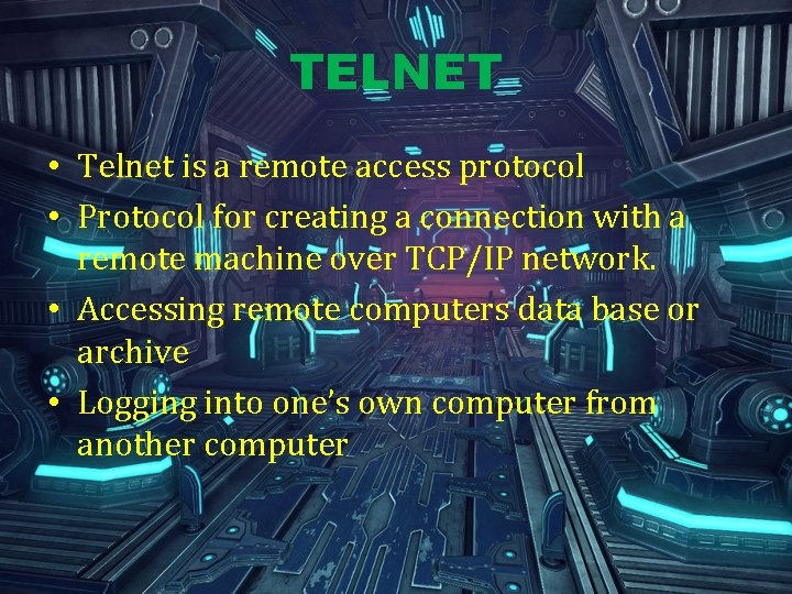 INTERNET INTERNET The internet is the global system