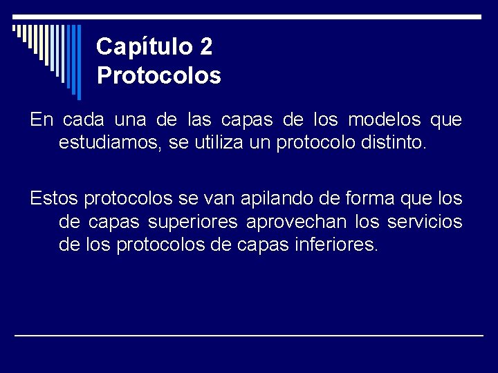 Captulo 2 Protocolos En cada una de las
