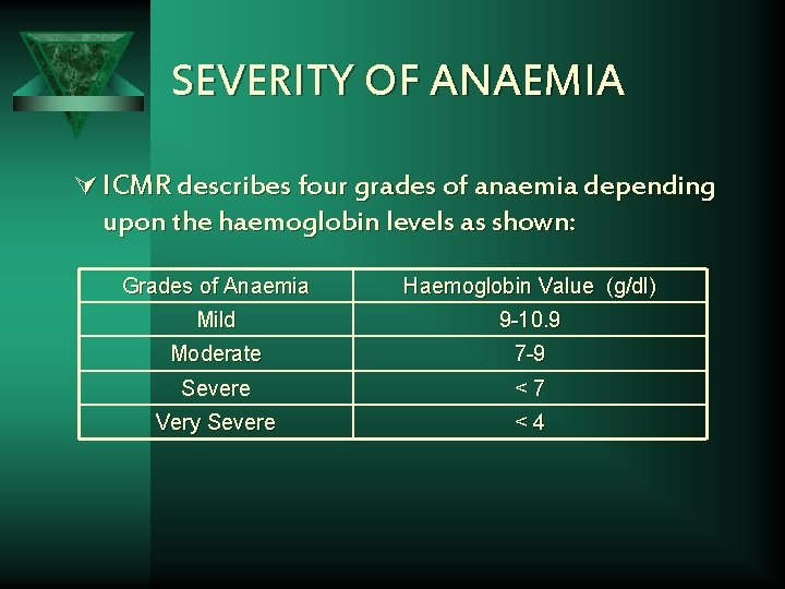ANAEMIA IN PREGNANCY ANAEMIA IN PREGNANCY Commonest medical
