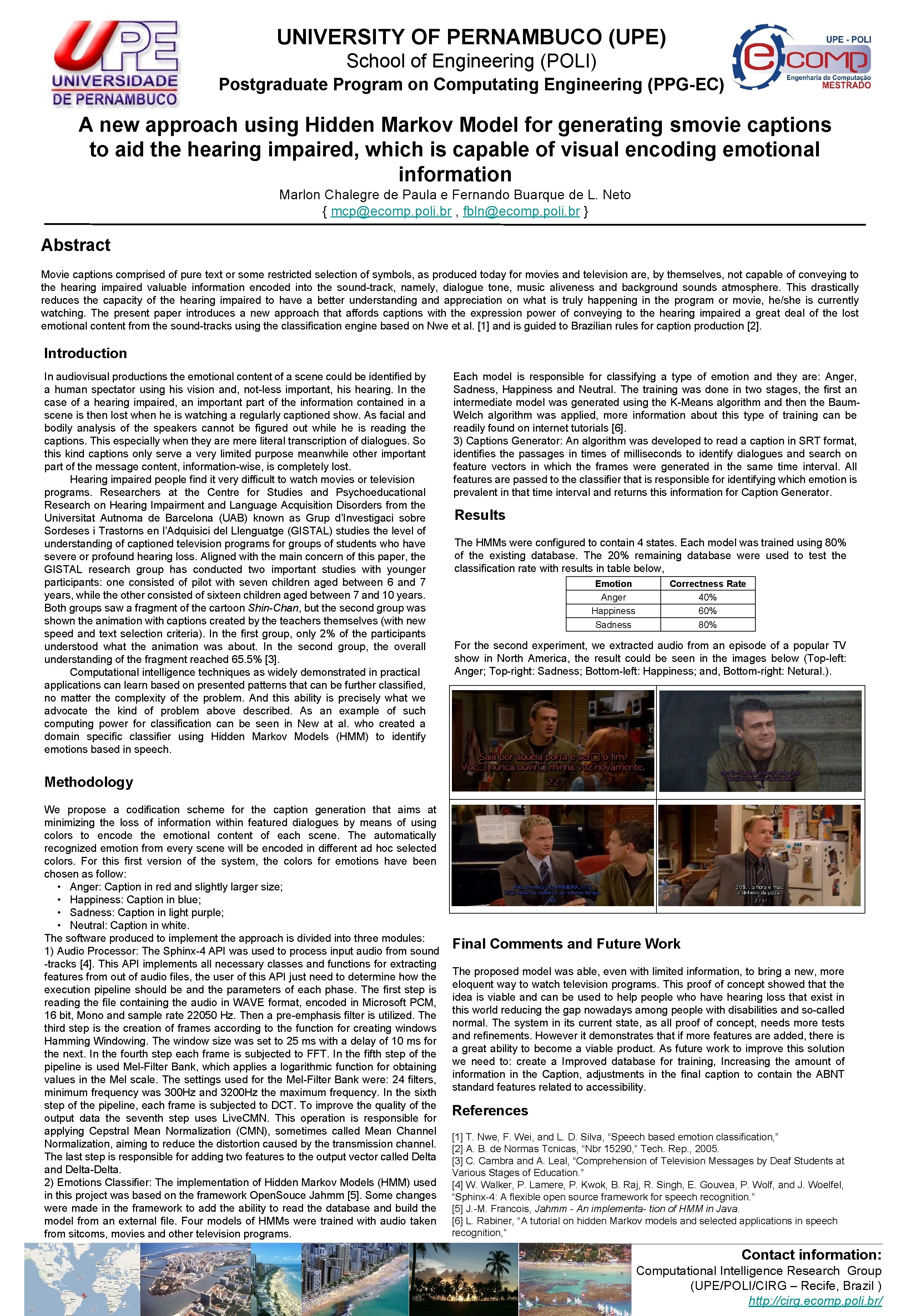 UNIVERSITY OF PERNAMBUCO UPE School of Engineering POLI