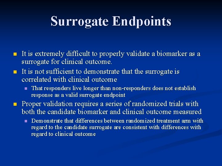 Introduction to Design of Genomic Clinical Trials Richard