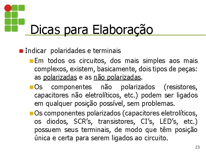 Simbologia e Diagramas de Circuitos Eletrnicos Prof Gustavo