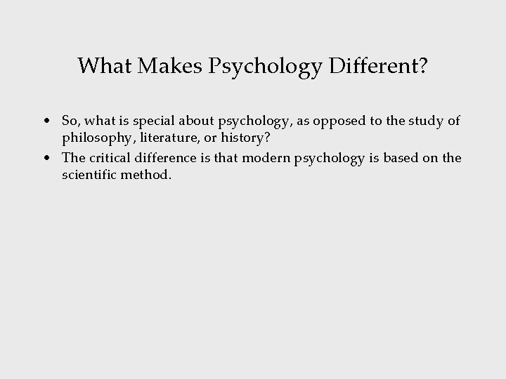 Advanced Psychology Lab Research Methods in Personality Psychology