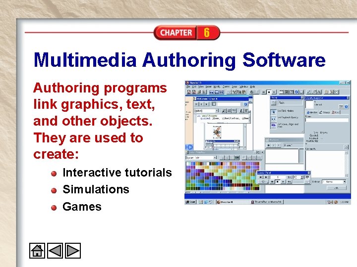 Chapter 6 Software and Multimedia 6 Programs Used