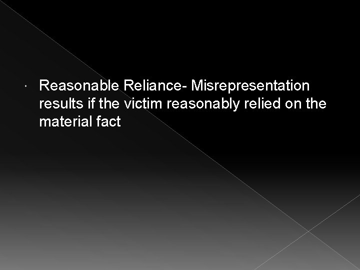 Lesson 7 2 Mistake Misrepresentation and Fraud What