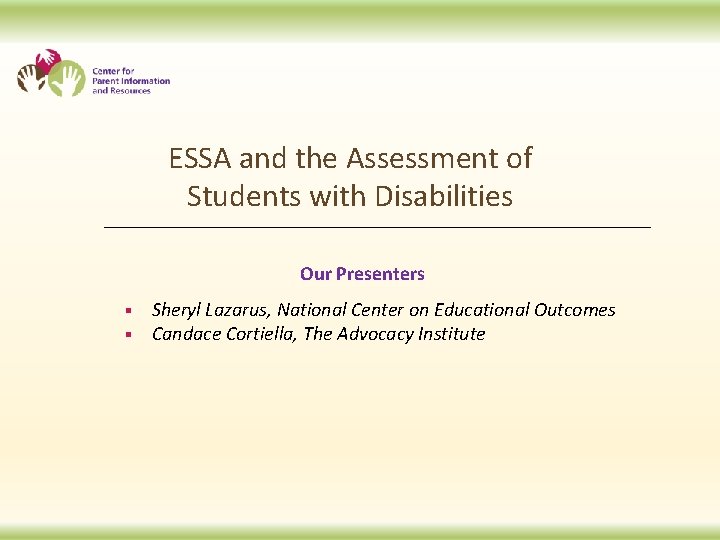 ESSA and the Assessment of Students with Disabilities