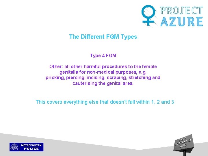 Project Azure The Metropolitan Police response to Female