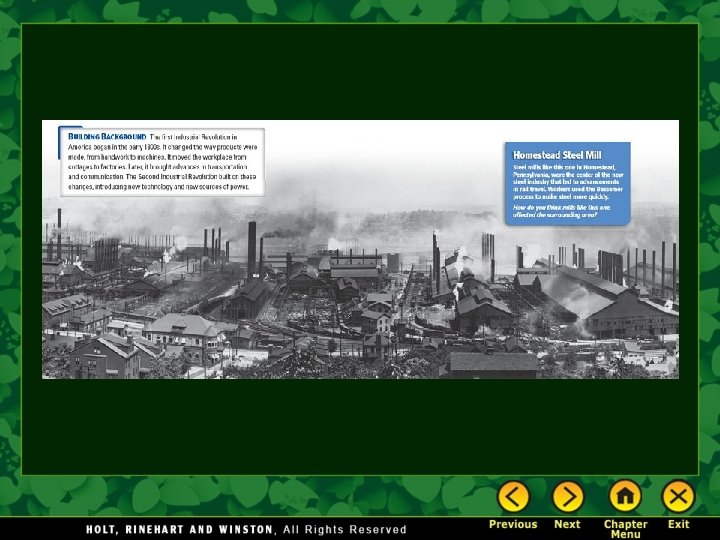 Chapter 19 The Industrial Age Section Notes The