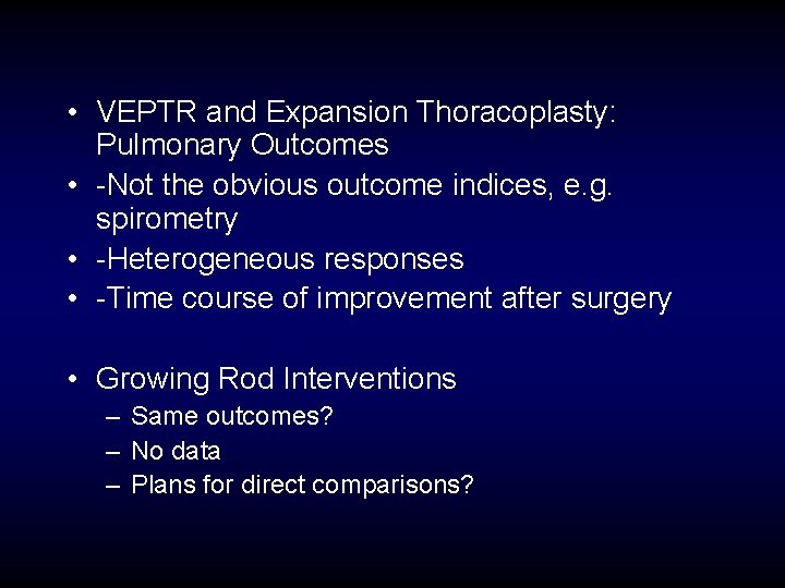 What Do We Know about Pulmonary Effects of