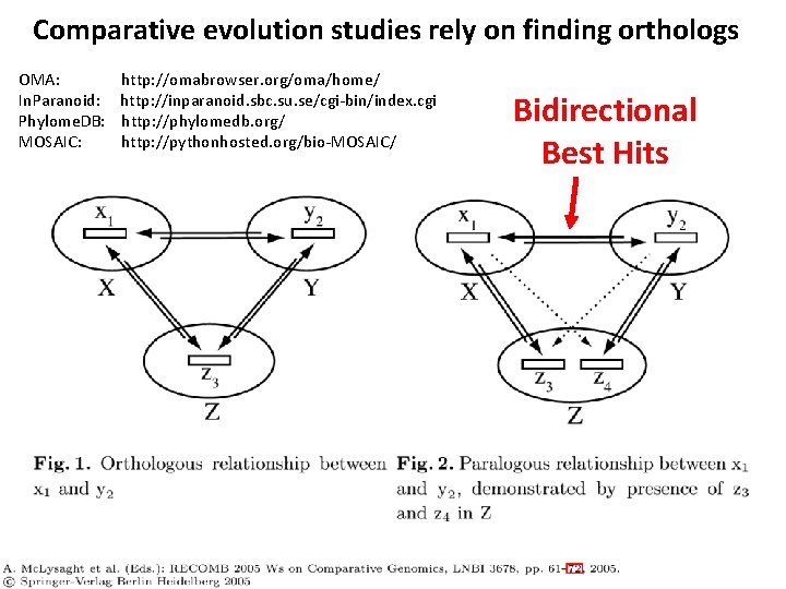 Phenologs An example of using bioinformatics to find