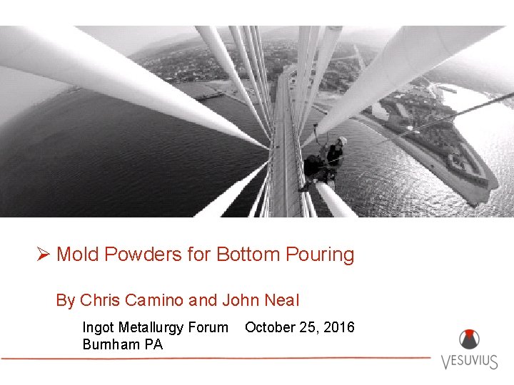 Mold Powders for Bottom Pouring By Chris Camino