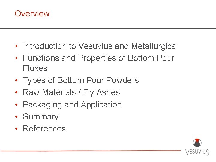 Mold Powders for Bottom Pouring By Chris Camino