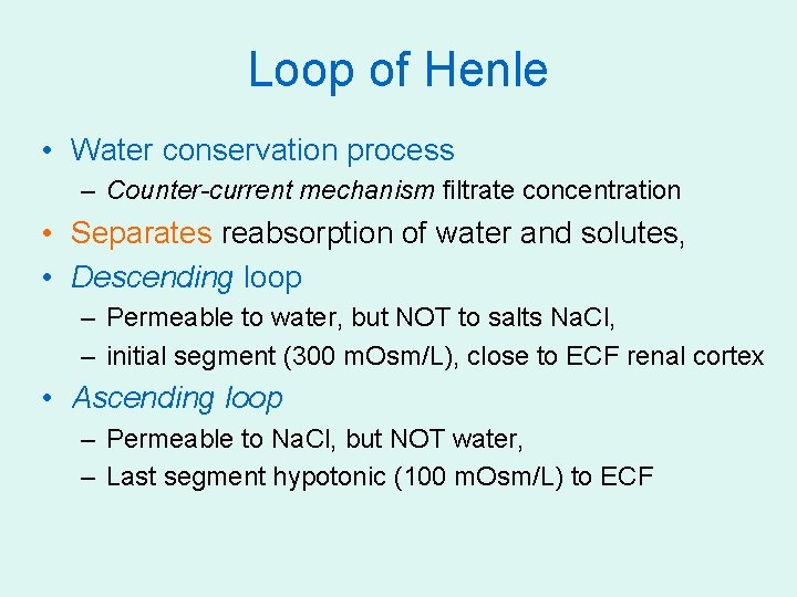 Physiology BIO 240 Lecture No 12 Renal Nephron