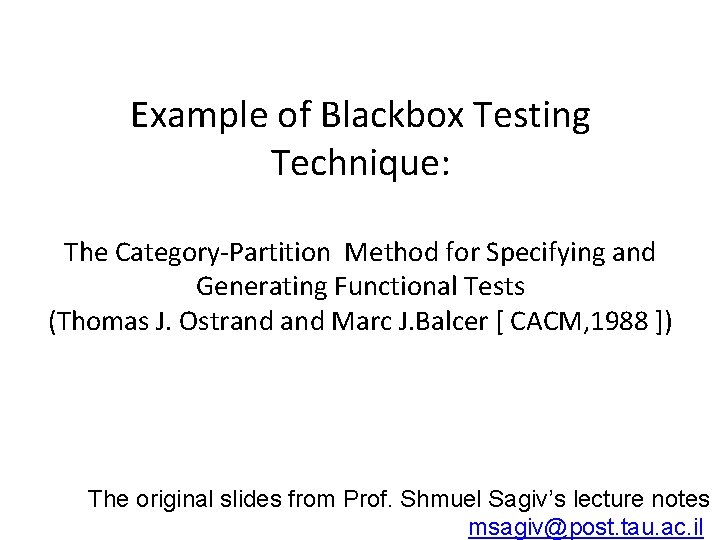 Software Development Cycle A SW Development Framework for