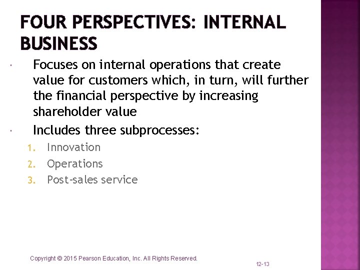 Strategy Balanced Scorecard and Strategic Profitability Analysis Copyright
