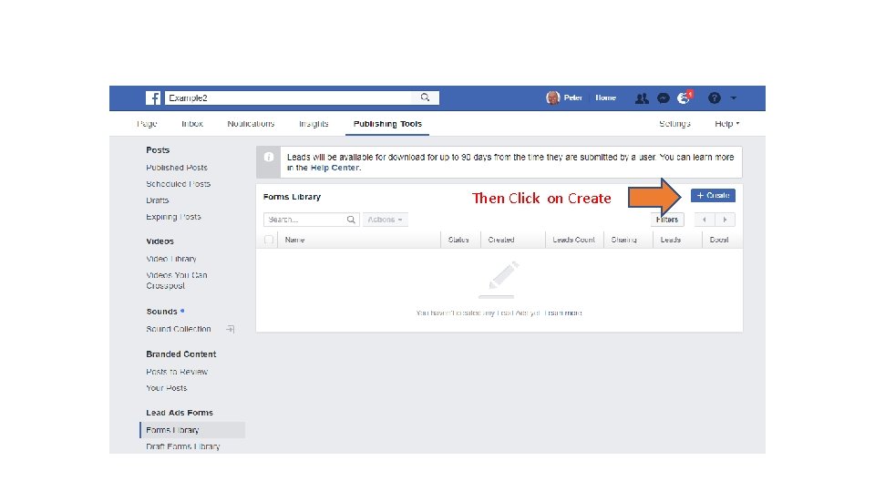 Creating a Facebook Form to capture leads when