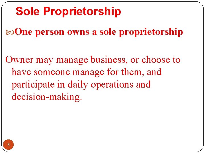 Objective 2 01 TYPES OF BUSINESS OWNERSHIP 1