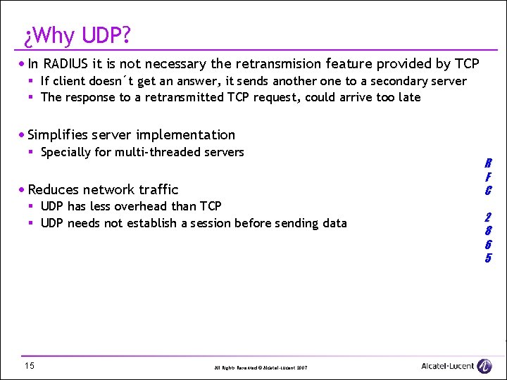 Introduction to the RADIUS protocol Module Objetives Identify