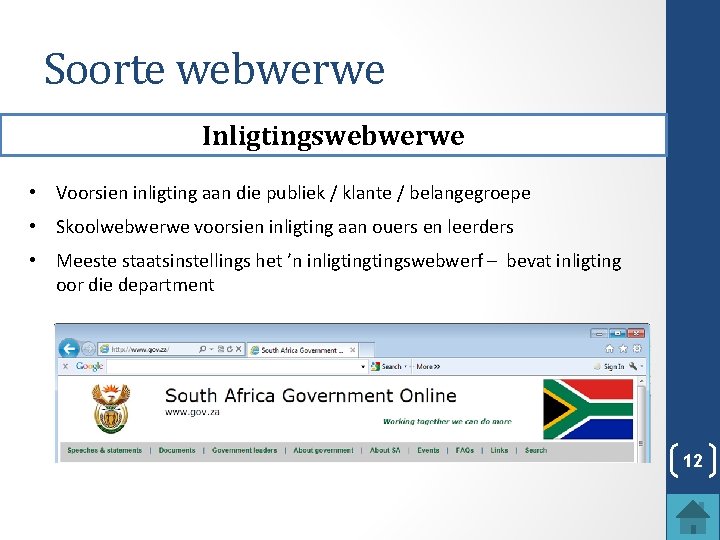 Module 2 3 Die wreldwye web Inhoud Inleiding