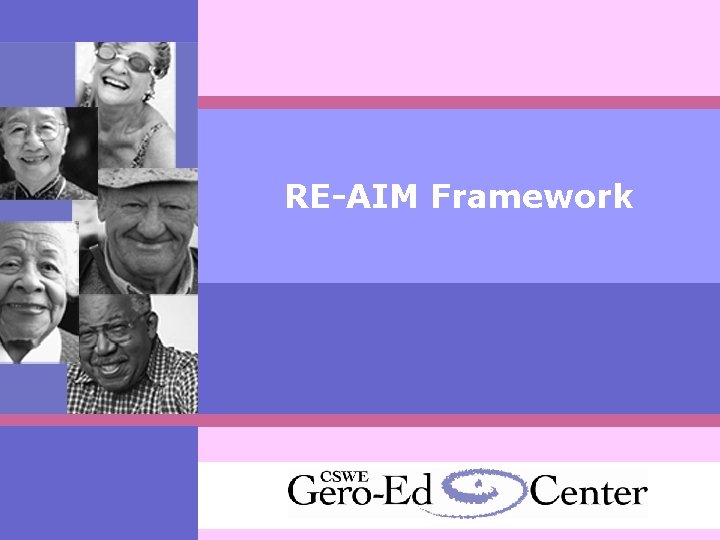 REAIM Framework REAIM A Framework for Health Promotion