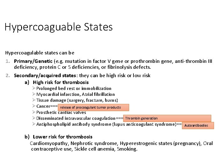 Thromboembolism Pathology Department KSU Riyadh 2015 Objectives Understand