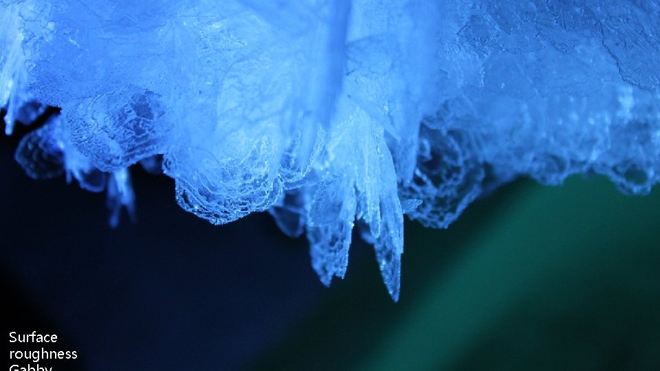 Spatial scales of supercooling platelet ice effects N