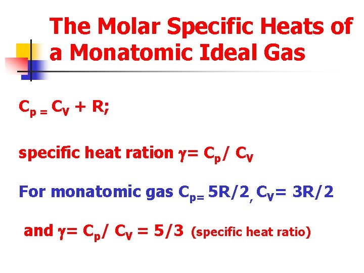 Chapter 19 The Kinetic Theory of Gases Chapter19