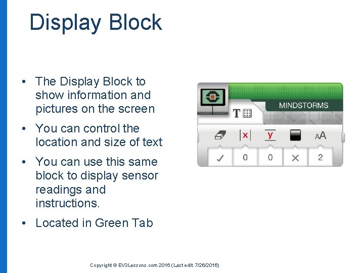TABLET LESSONS DISPLAY BLOCKS By Sanjay and Arvind