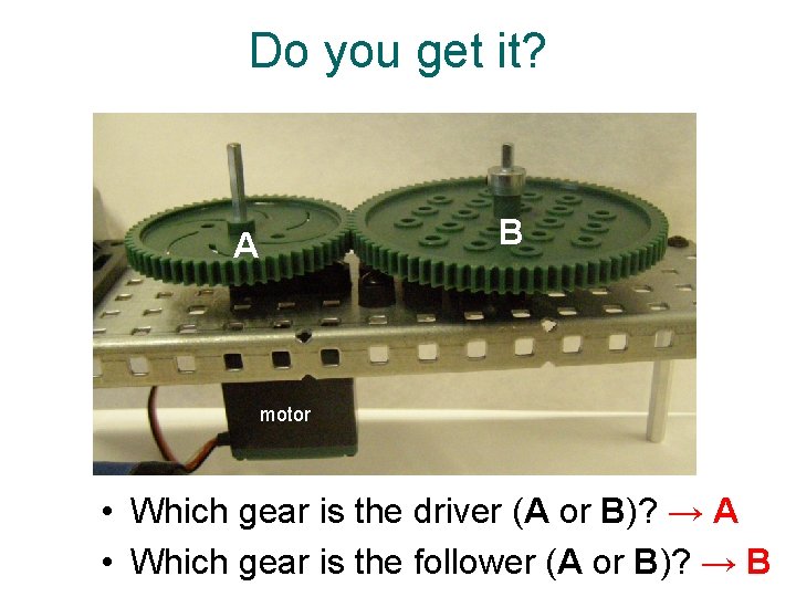 Gears VEX Agenda gear testing apparatus Essential Terminology