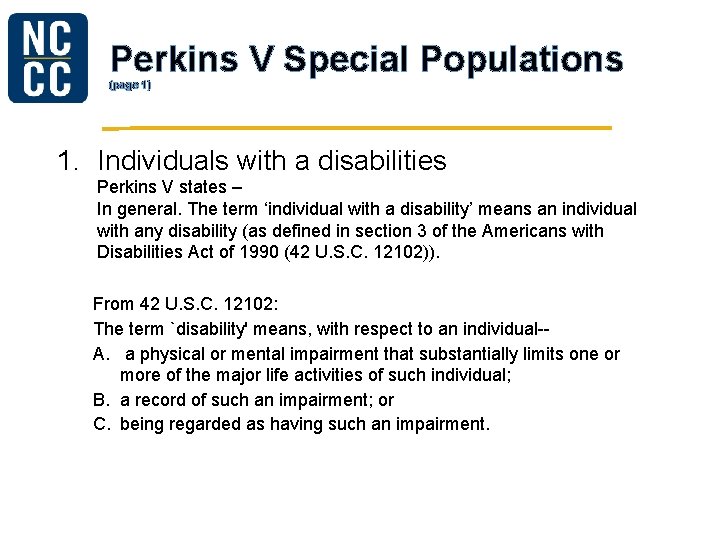 Carl Perkins Act The Carl D Perkins Act