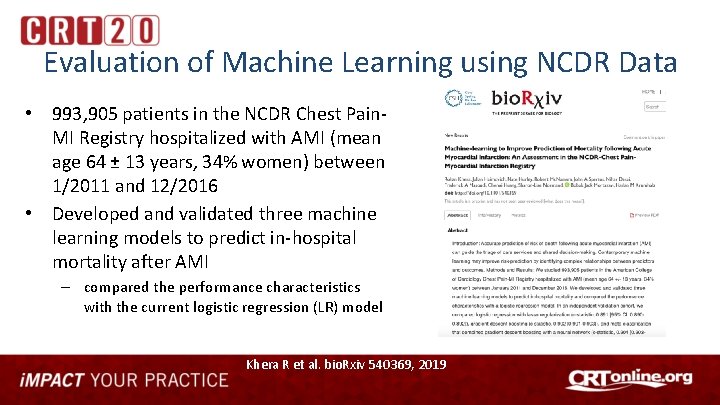 Using the NCDR Registries for Clinical Research John