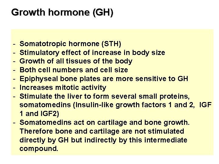 Endocrine System Lecture 1 Characters and mechanisms of