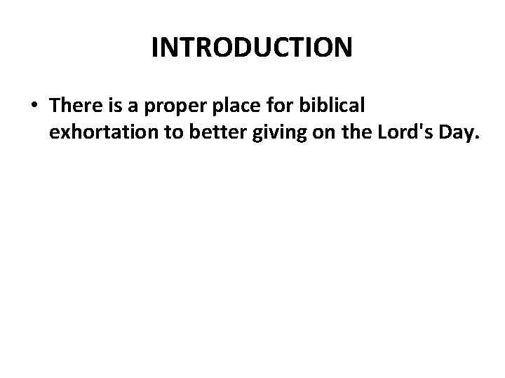 Back to Basics The Contribution 2 Corinthians 8