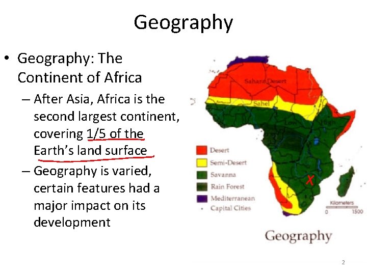 Africa 1 Geography Geography The Continent of Africa