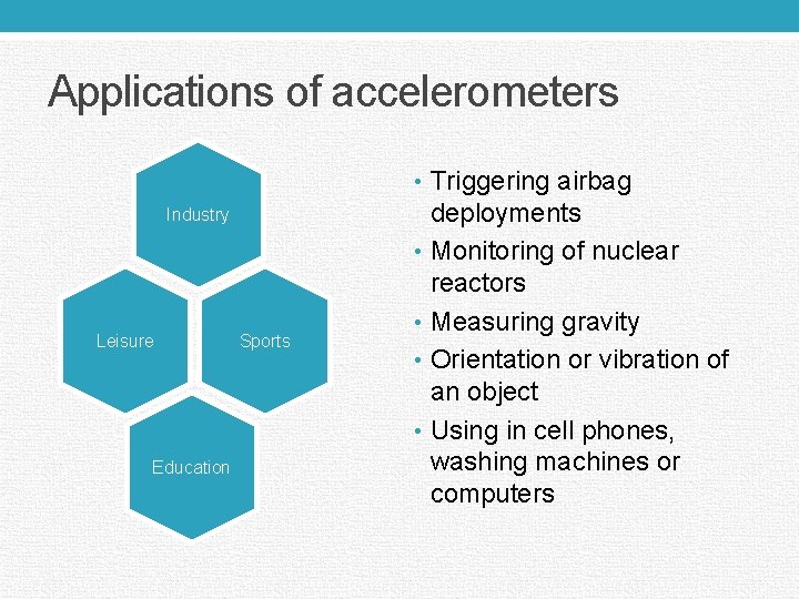 ACCELERATION DETECTORS Anastasia Kravtcova Mikko Heiskanen Sensor ...