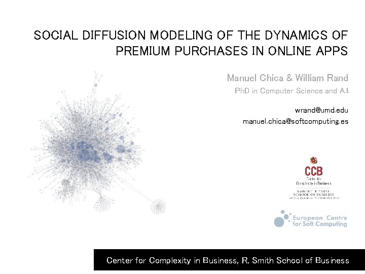 SOCIAL DIFFUSION MODELING OF THE DYNAMICS OF PREMIUM