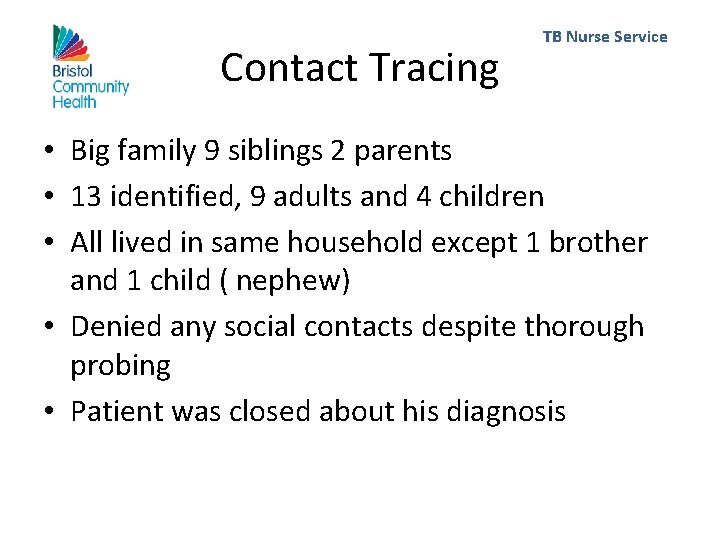 Role of TB Nurses in control of TB
