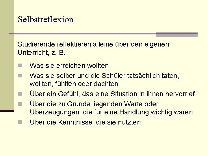 Roswitha Mayr Johannes Kepler Universitt Linz Schulpraxisreflexion als