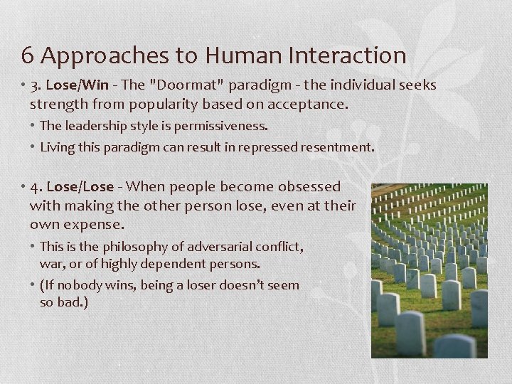 HABIT 4 THINK WINWIN By Craig Kohn WHS